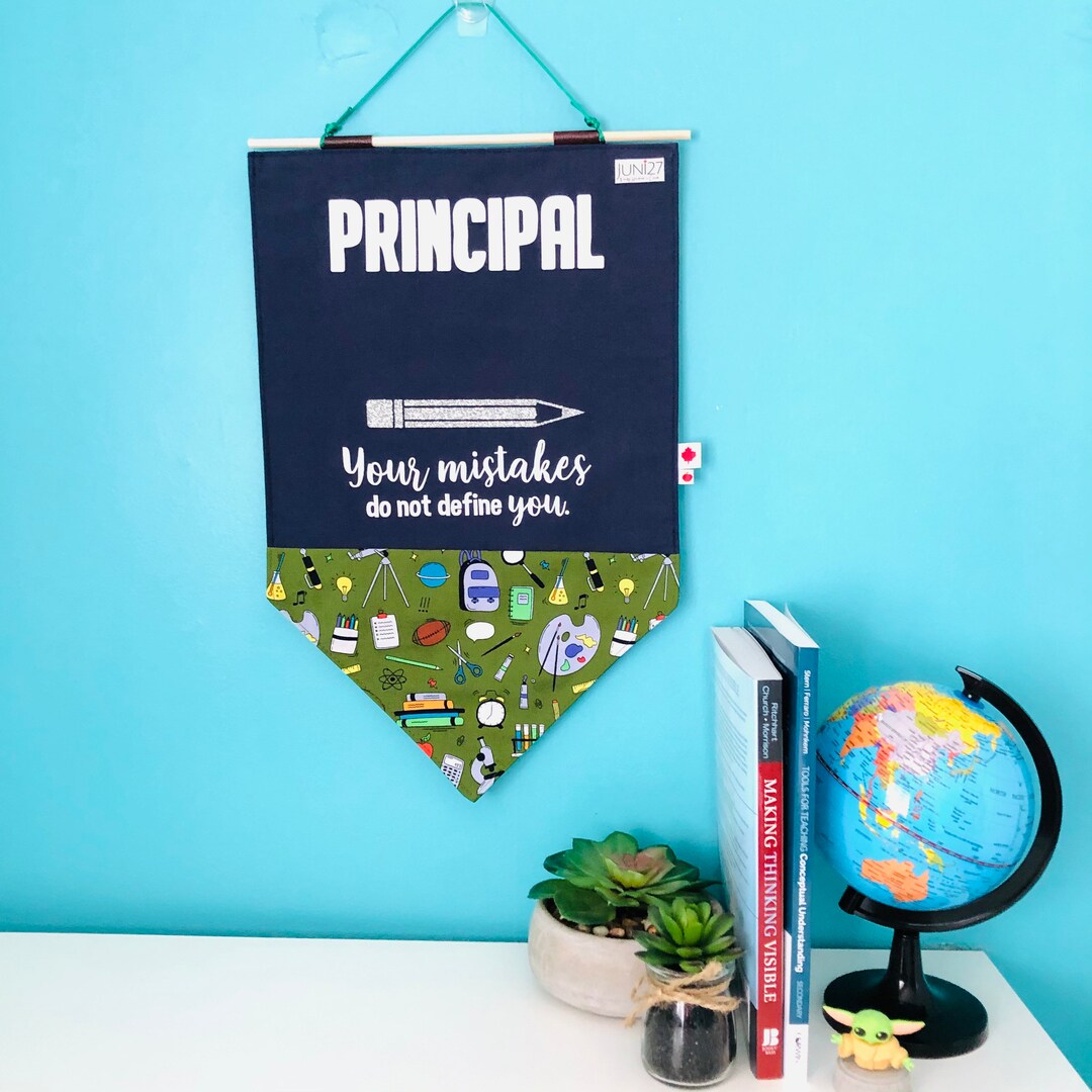Gift for School Principal Office Wall Hanging for School Principal ...