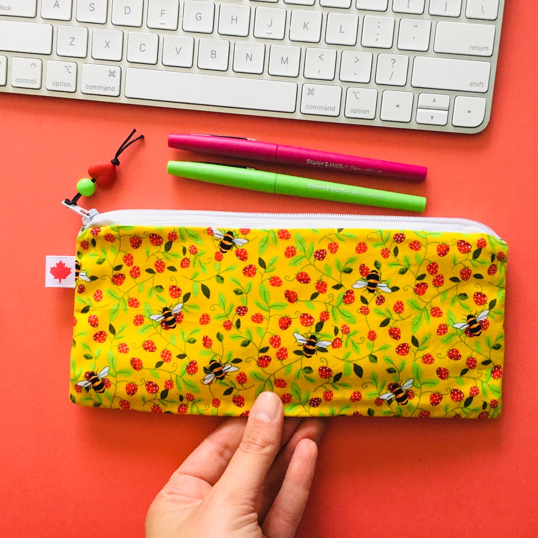Pencil Case Cute Student Pencil Pouch Strawberry Bag Teacher ...