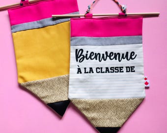French Teacher Classroom Door Sign, Bienvenue Classroom Sign Custom ...