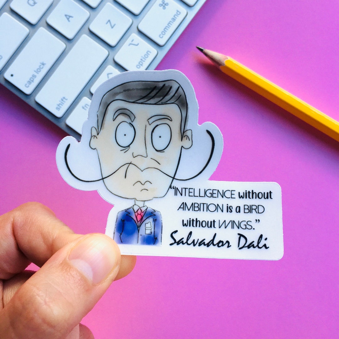 Art Teacher Sticker Salvador Dali Sticker Teacher Gift for Her Artist ...