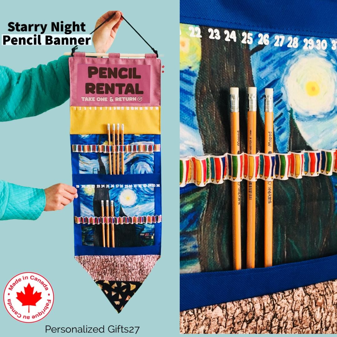 Pencil Holder Pencil Lending Station Classroom Organization Pencil ...