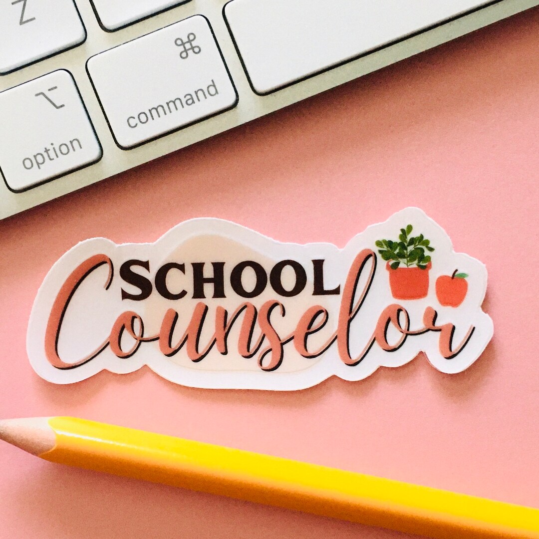 Counselor Sticker Gift for Her School Counselor Decal Mug Decal School ...