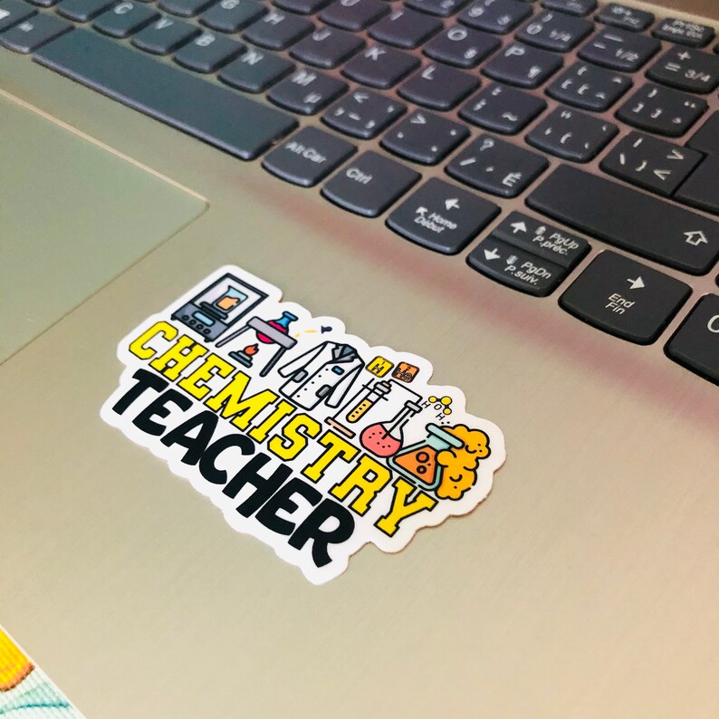 Chemistry Teacher Sticker Laptop Science Teacher Gift for Her - Etsy