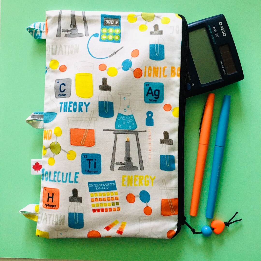 Pencil Case Science Gift for Him Binder Organizer Student Gift for Her ...