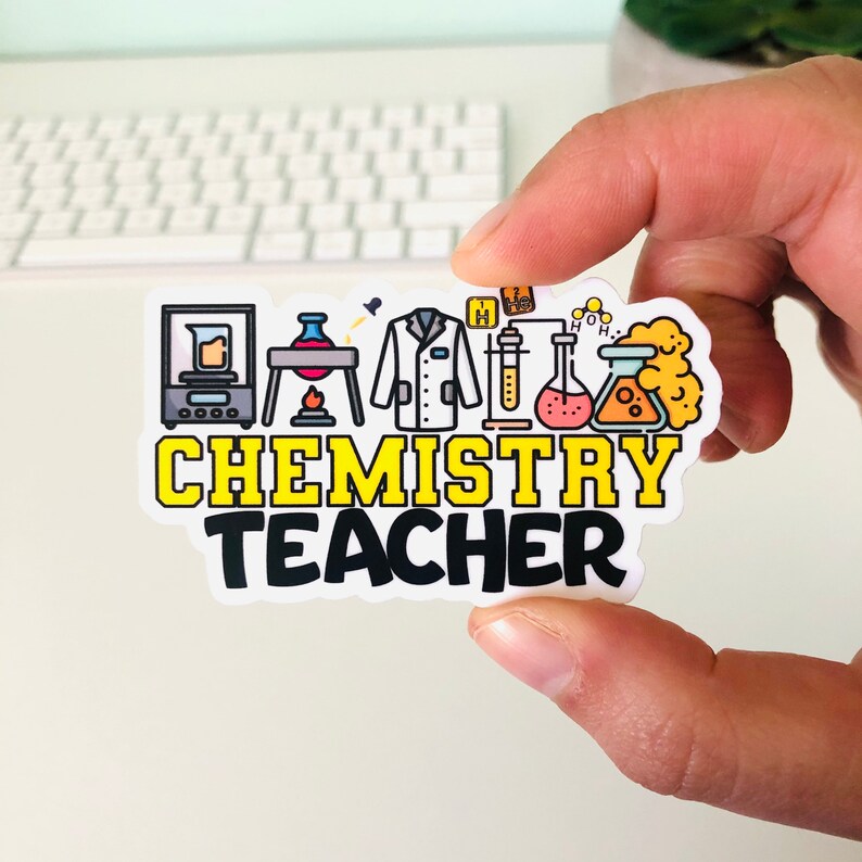 Chemistry Teacher Sticker Laptop Science Teacher Gift for Her - Etsy