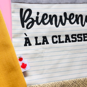 Personalized French Classroom Banner: Bienvenue Pencil Sign - Etsy