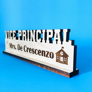 Vice Principal Name Plate Vice Principal Office Desk Sign Principal ...