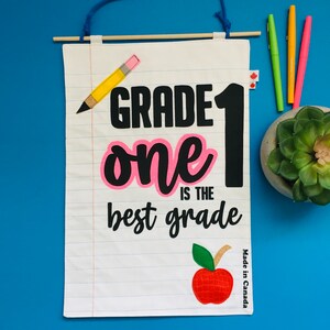 Grade Oneclassroom Wall Hanging Grade One Classroom Sign Elementary ...