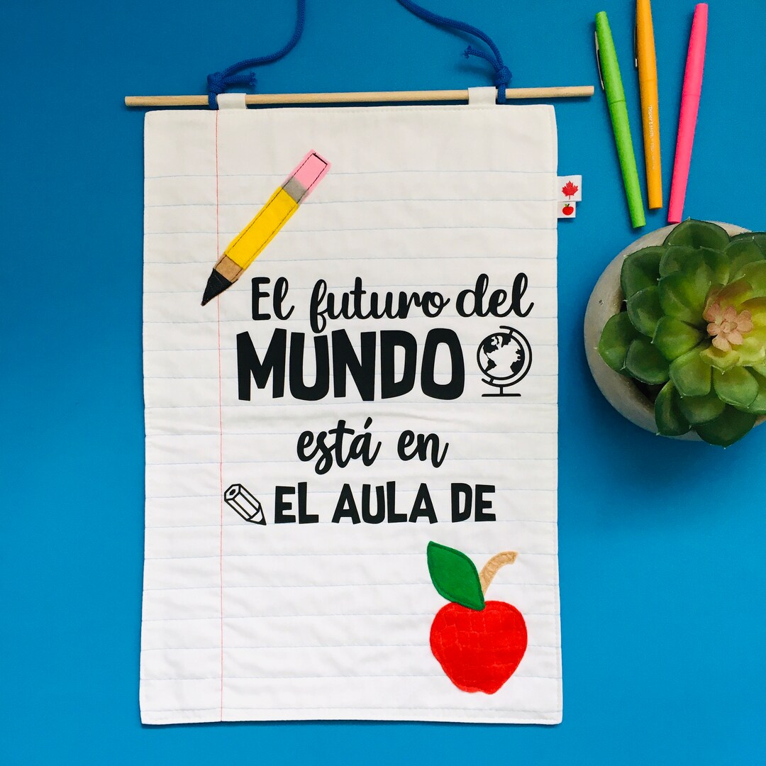 Spanish Classroom Decorations Spanish Teacher Sign Spanish Door Hanging ...