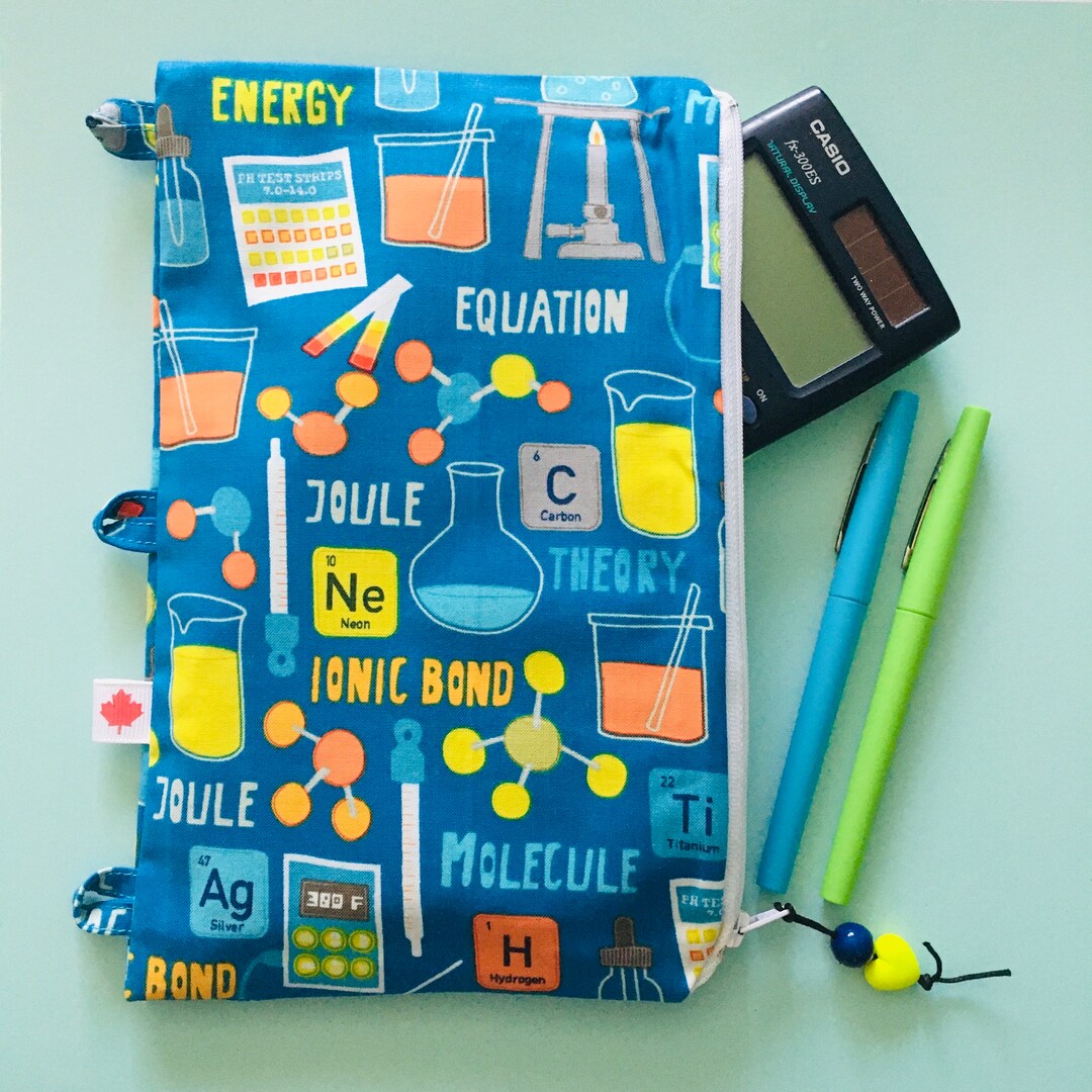 Science Student Gift for Her Binder Organizer 3 Ring Binder Pouch ...
