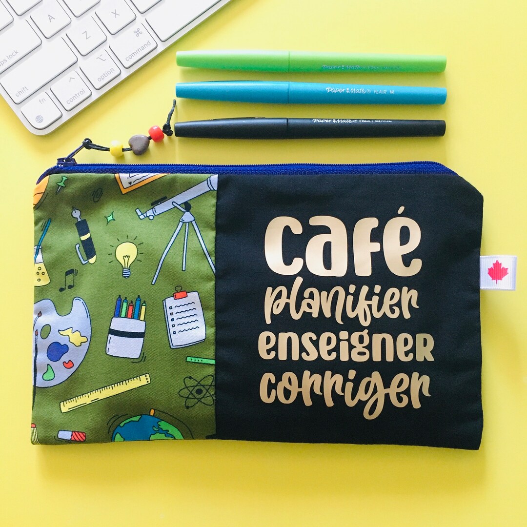 French Teacher Gift for Her French Pouch Teacher Appreciation Gift ...