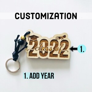 Class of 2024 Grad Gift for Her Grad Keychain High School Graduation ...