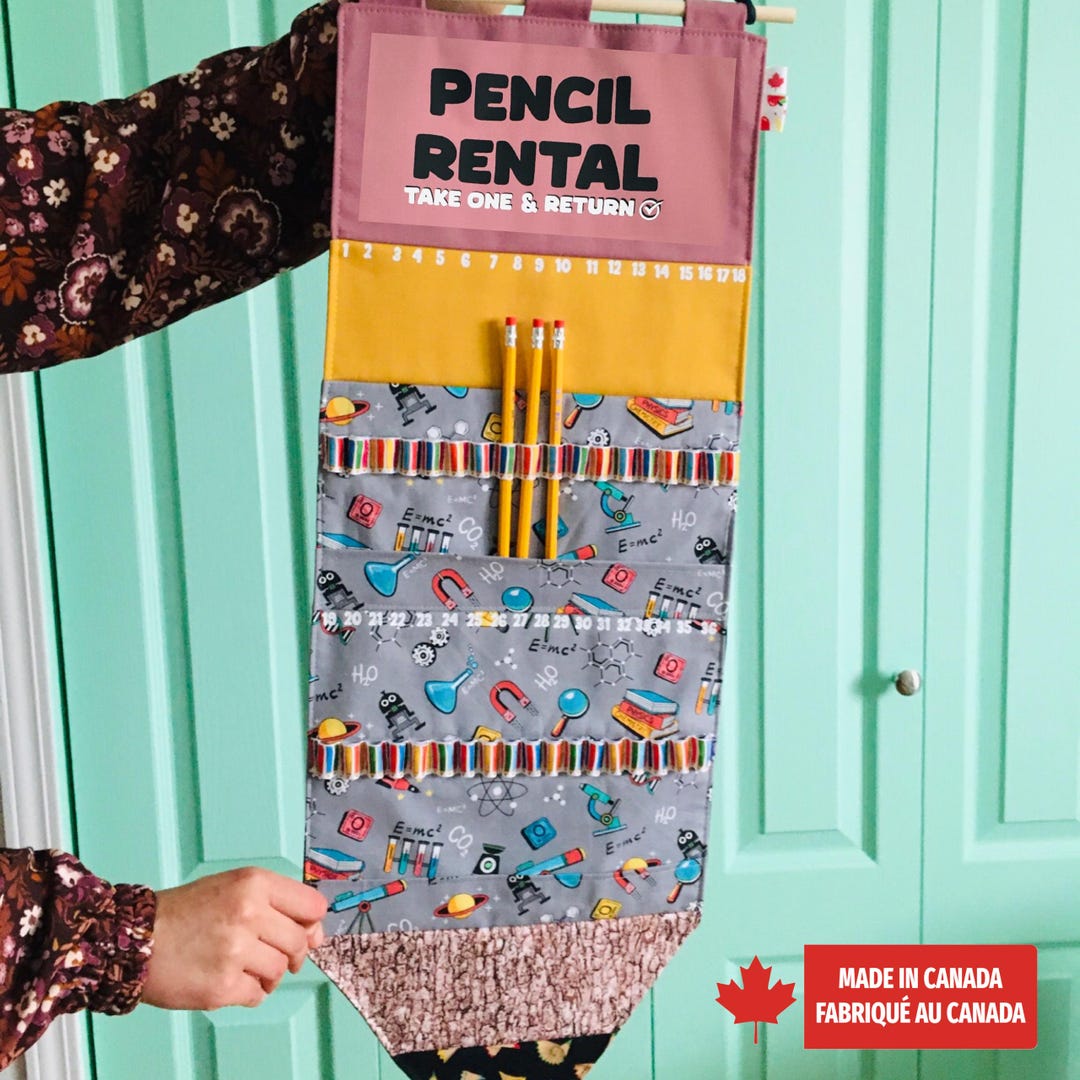 Pencil Holder Pencil Lending Station Classroom Organization Pencil ...