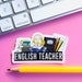 Physics Teacher Sticker Laptop Science Teacher Gift for Her Male ...