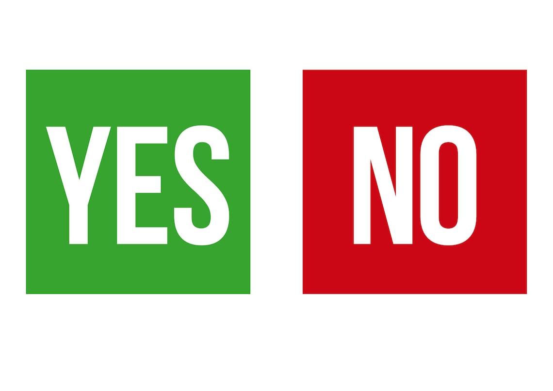 Printable Activity Yes/no Cards Pecs Communication Board - Etsy New Zealand