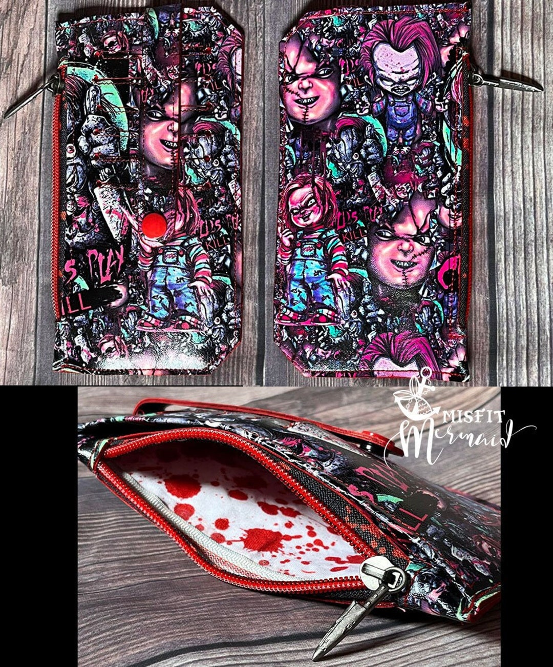 Chucky Slim Wallet - Etsy