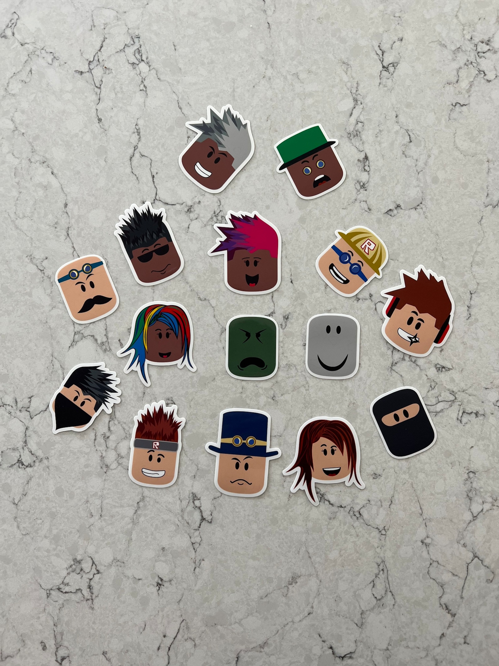 Set of 15 Roblox Laptop or Wattle Bottle Stickers (bundle A) - Etsy