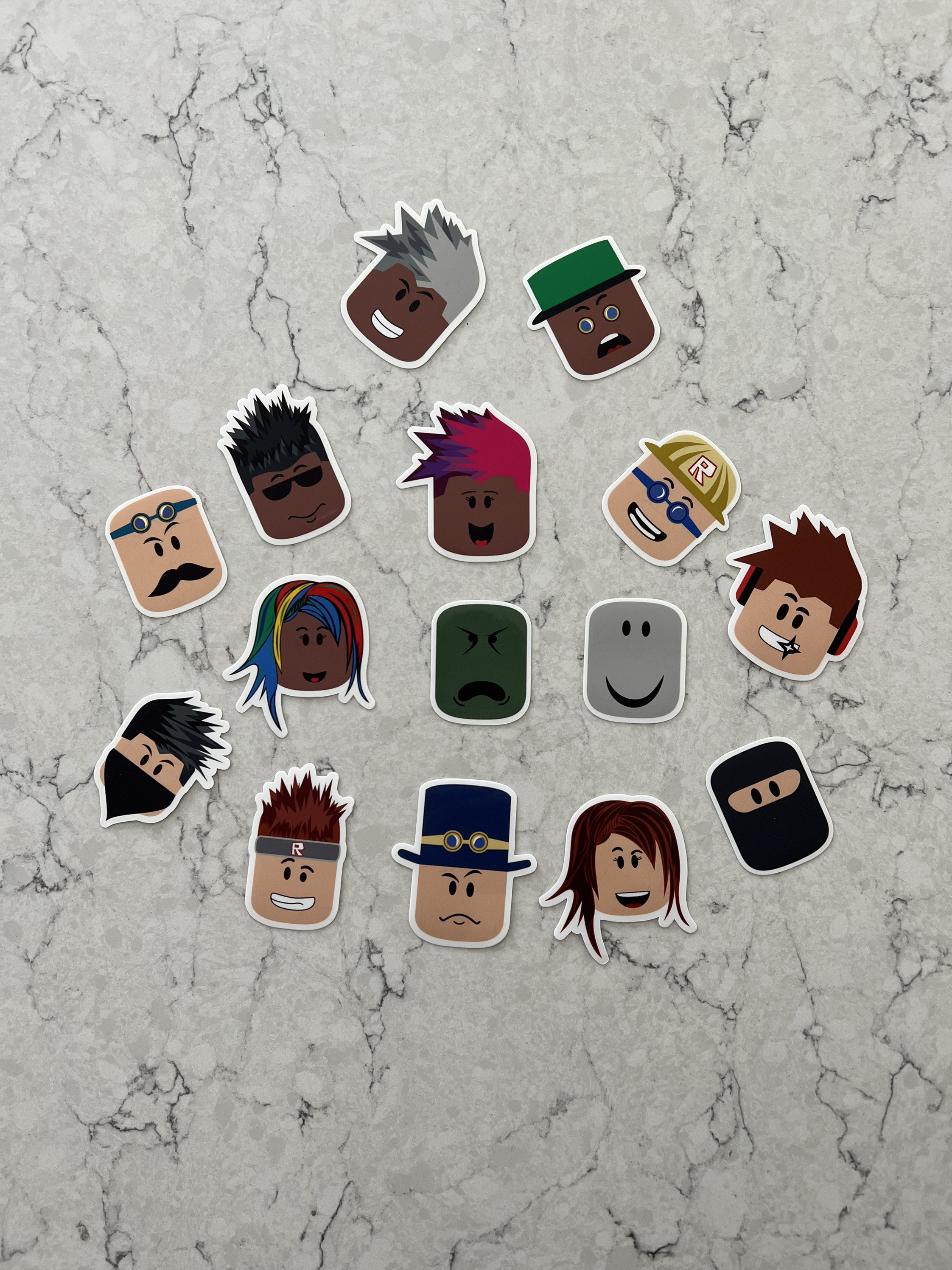 Set of 15 Roblox Laptop or Wattle Bottle Stickers (bundle A) - Etsy