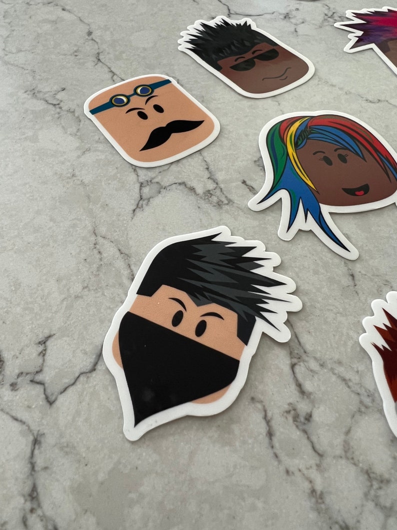 Set of 15 Roblox Laptop or Wattle Bottle Stickers (bundle A) - Etsy