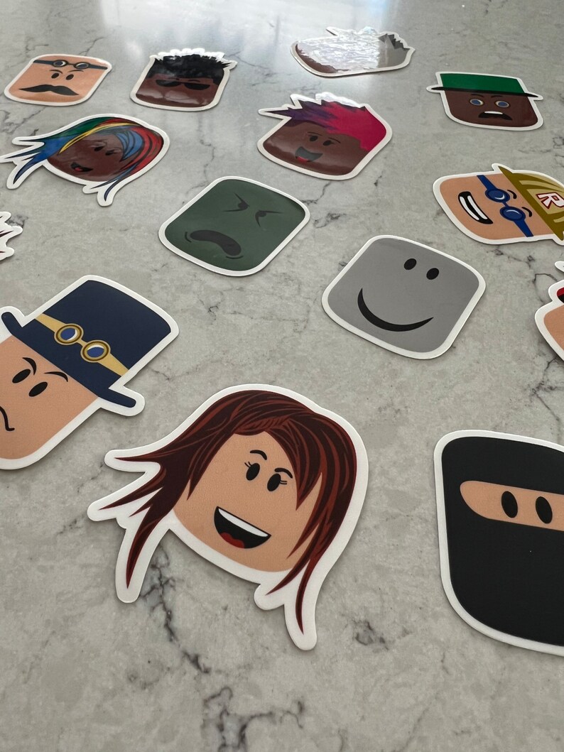 Set of 15 Roblox Laptop or Wattle Bottle Stickers (bundle A) - Etsy