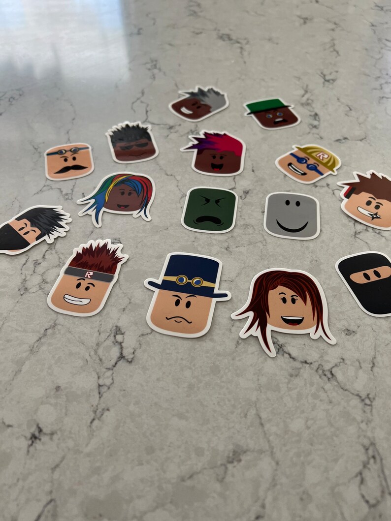 Set of 15 Roblox Laptop or Wattle Bottle Stickers (bundle A) - Etsy