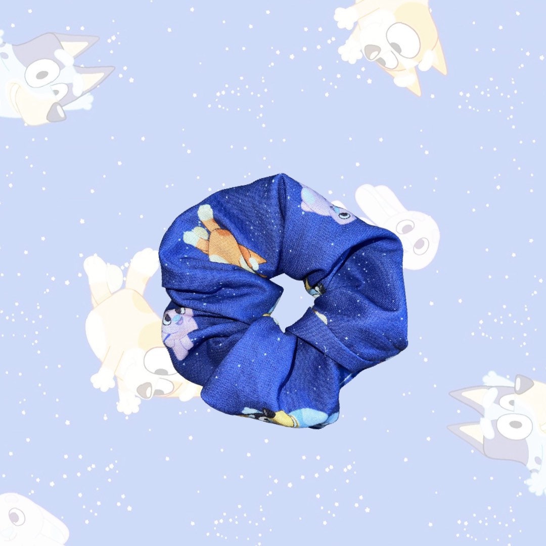 Inspired Bluey Disney Hair Scrunchies Hair Ties & Elastics - Etsy
