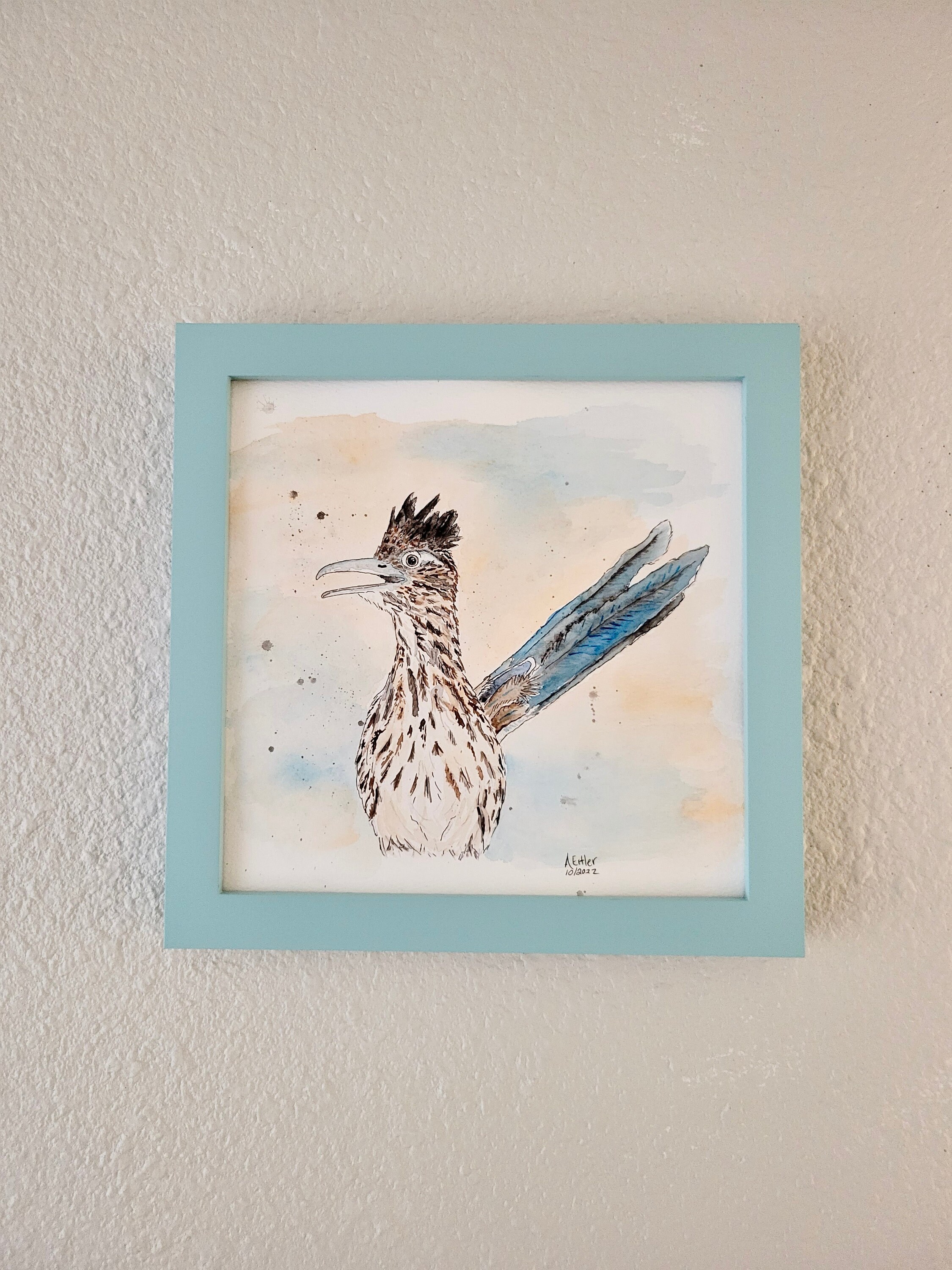 Watercolor Roadrunner - Etsy