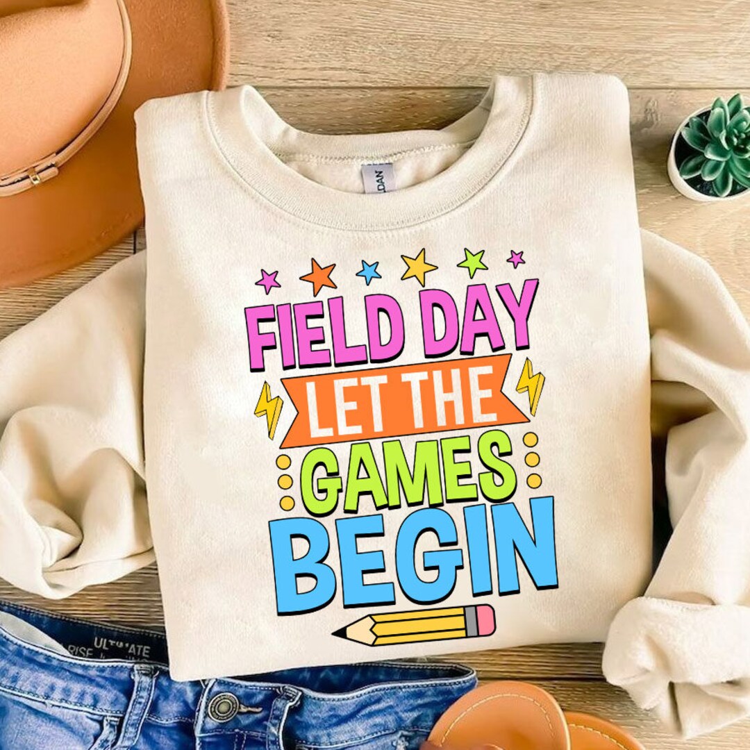 Field Day Let the Games Begin PNG, Field Day Png, Field Day Design Png ...