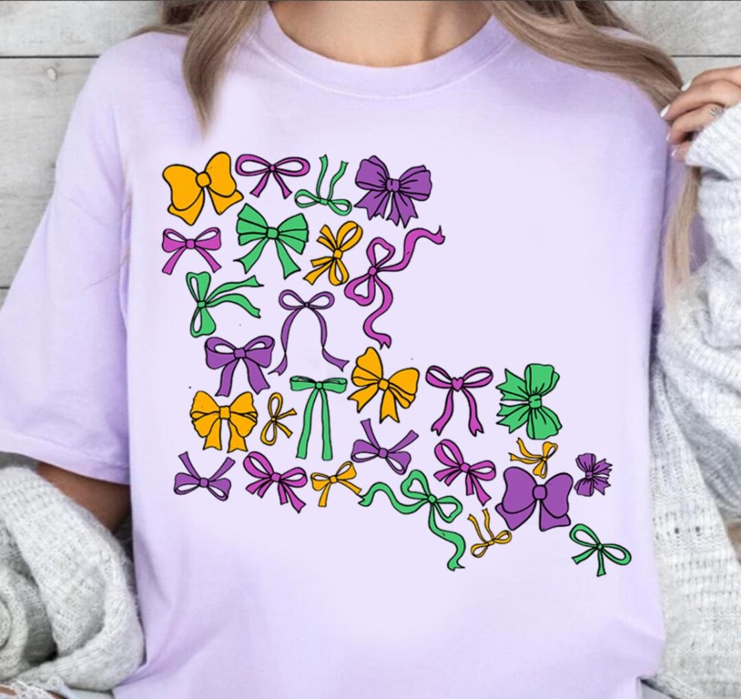 Coquette Bow Map Mardi Gras Png, Fat Festival Tuesday, Mardi Gras ...