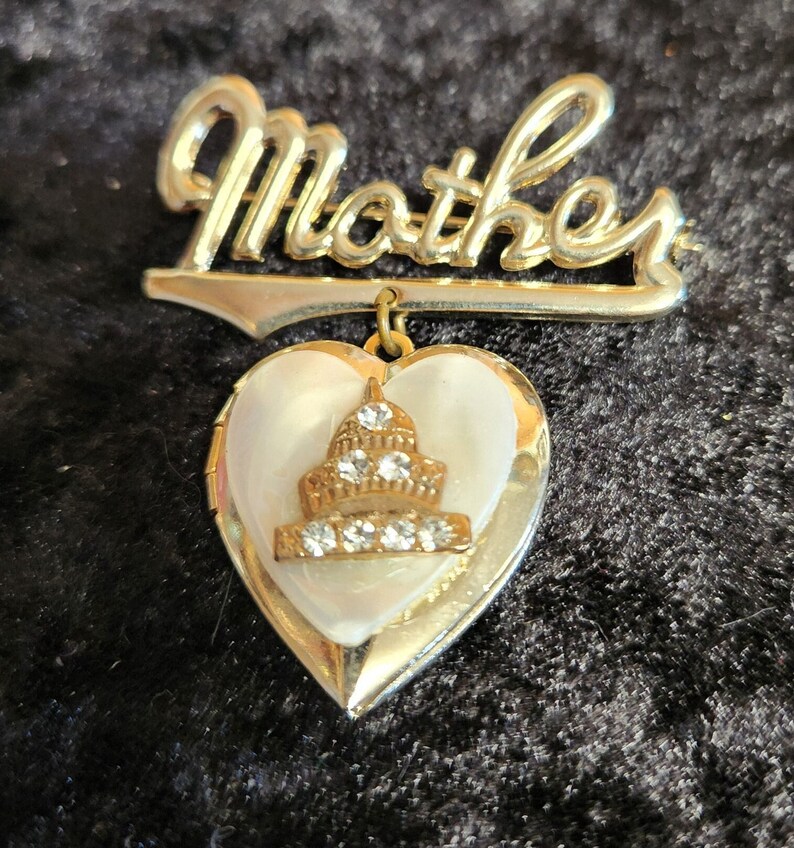 1 VINTAGE MOTHER'S LOCKET - Etsy