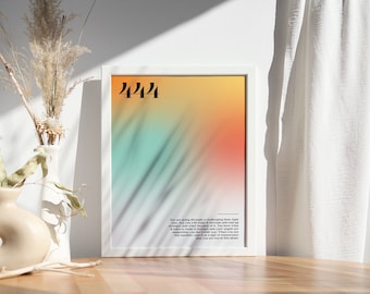 Angel Number 444 Digital Download, Minimalist Printable Spiritual ...