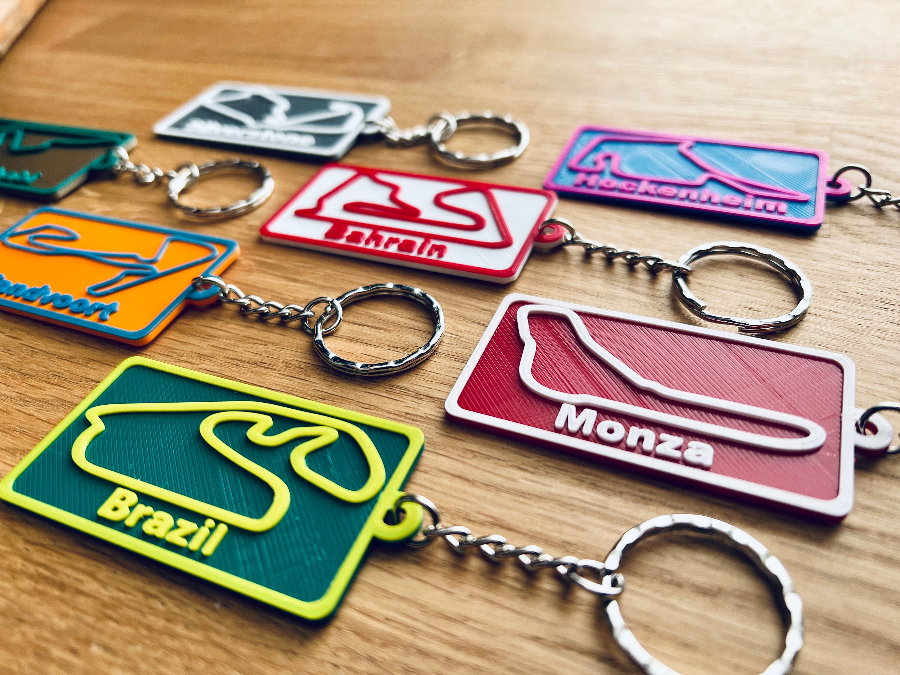 Personalised Keyring-f1 Keyring-name Key Ring-car Key Ring-3d - Etsy UK