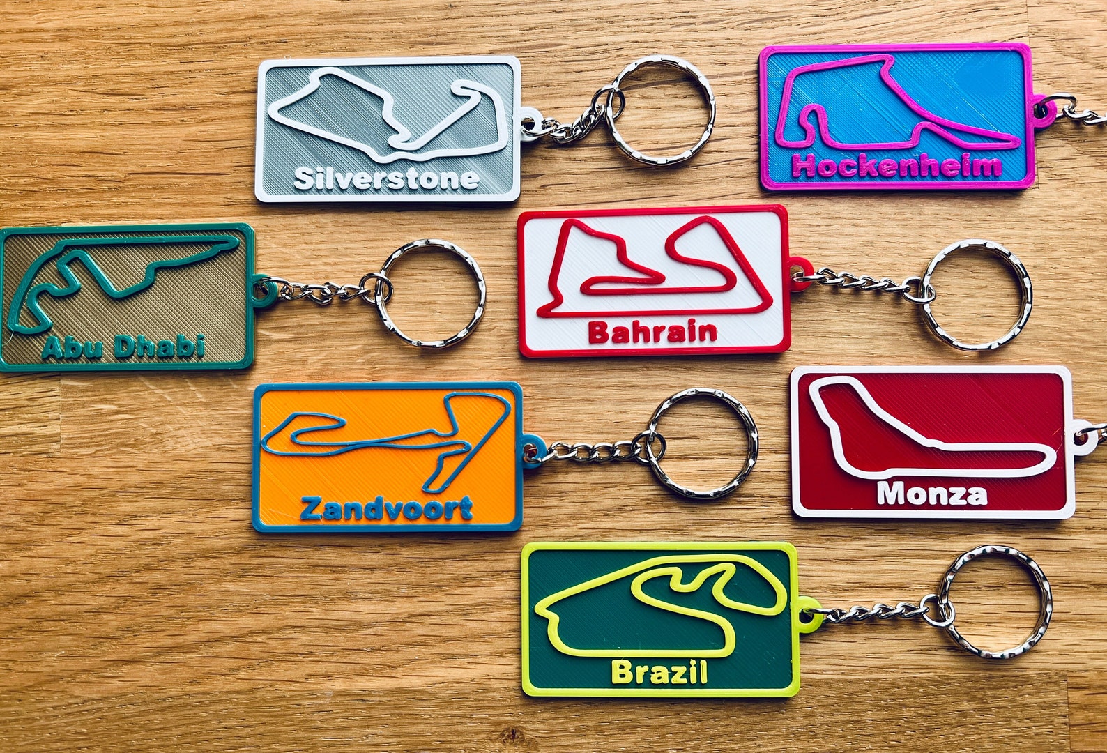 Personalised Keyring - F1 Keyring - Name Key Ring - Car Key Ring - 3d ...