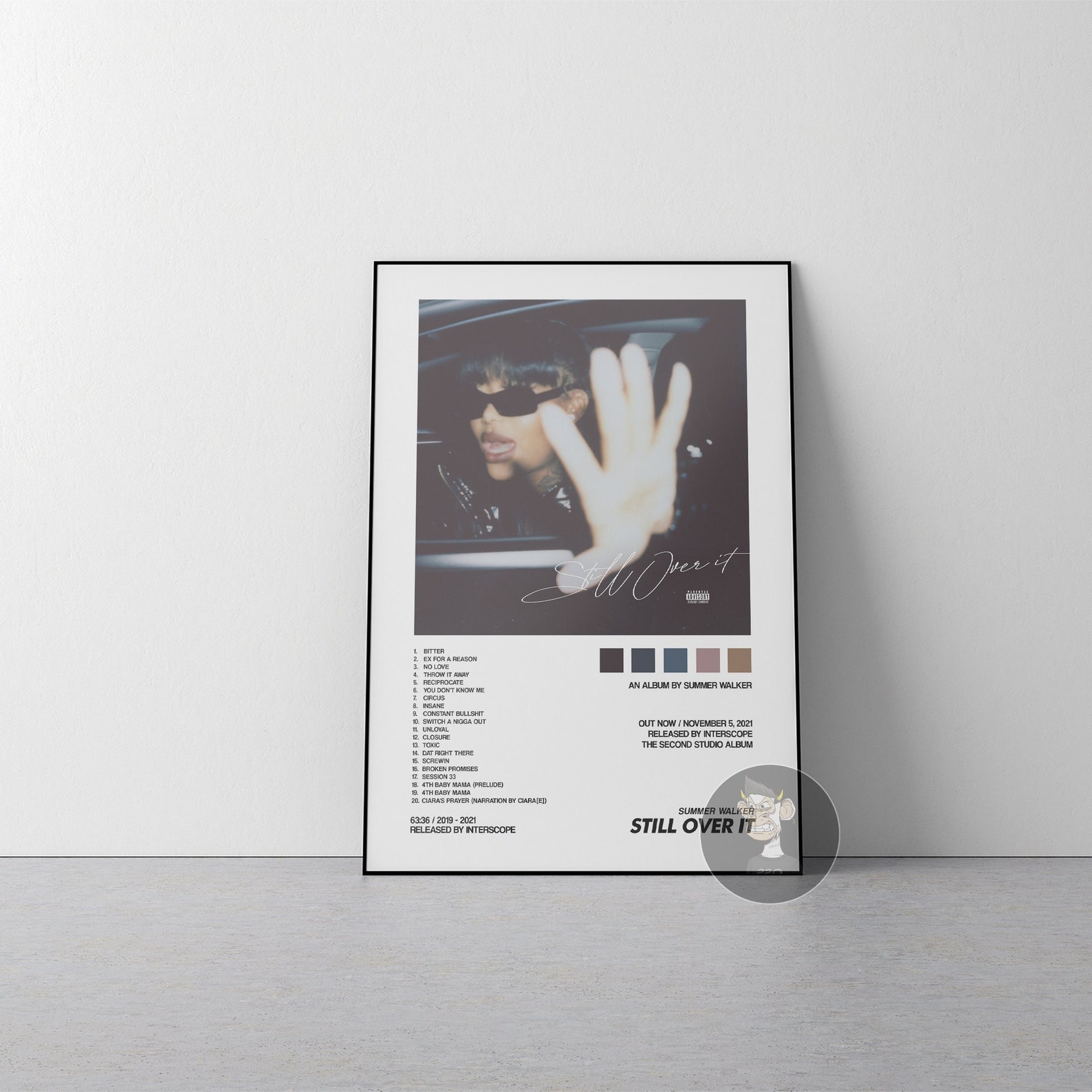 Summer Walker Still Over It Album Cover Poster - Etsy