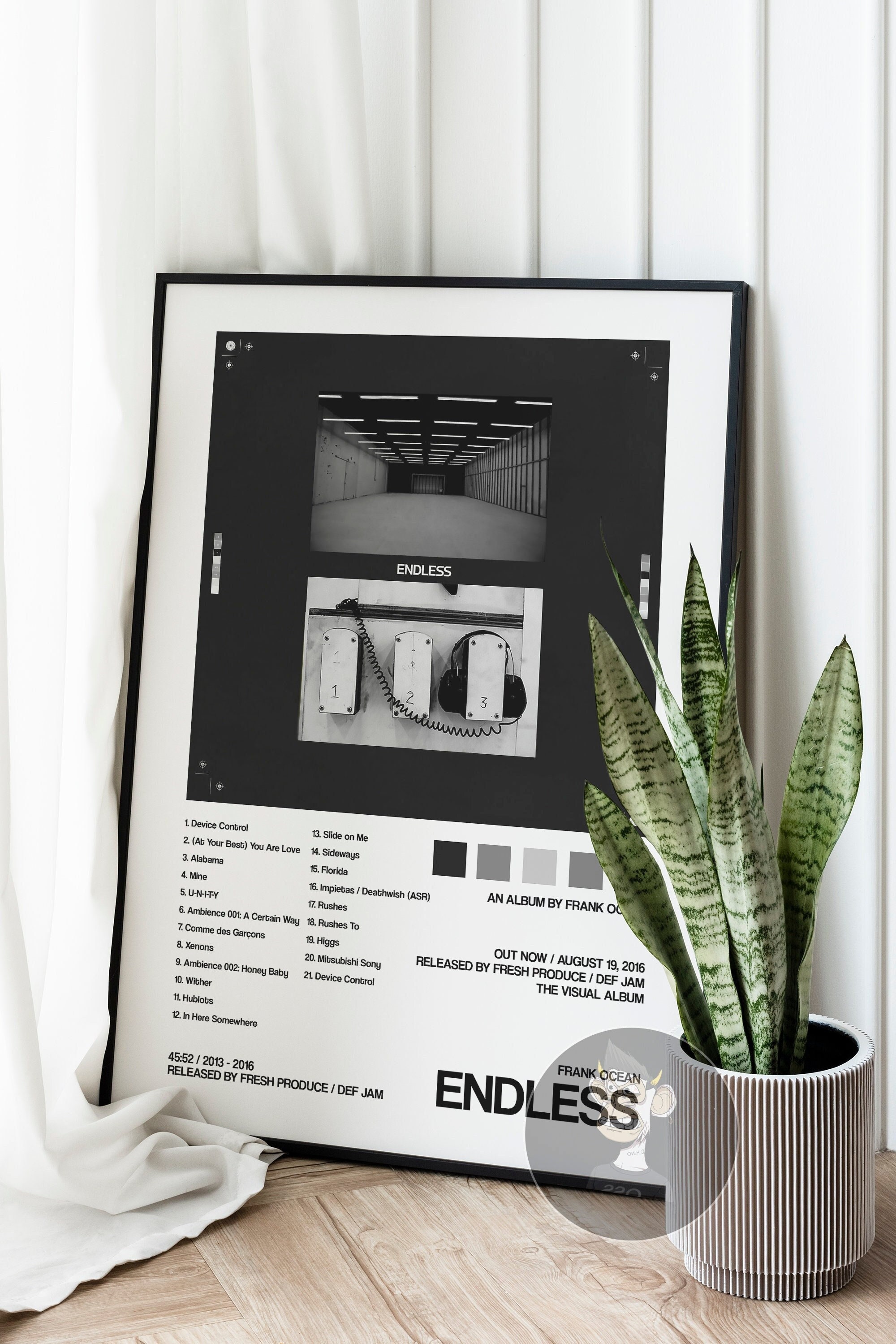 Frank Ocean - Endless - Album Cover Posters