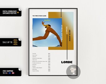 Solar Power Album Cover - Etsy