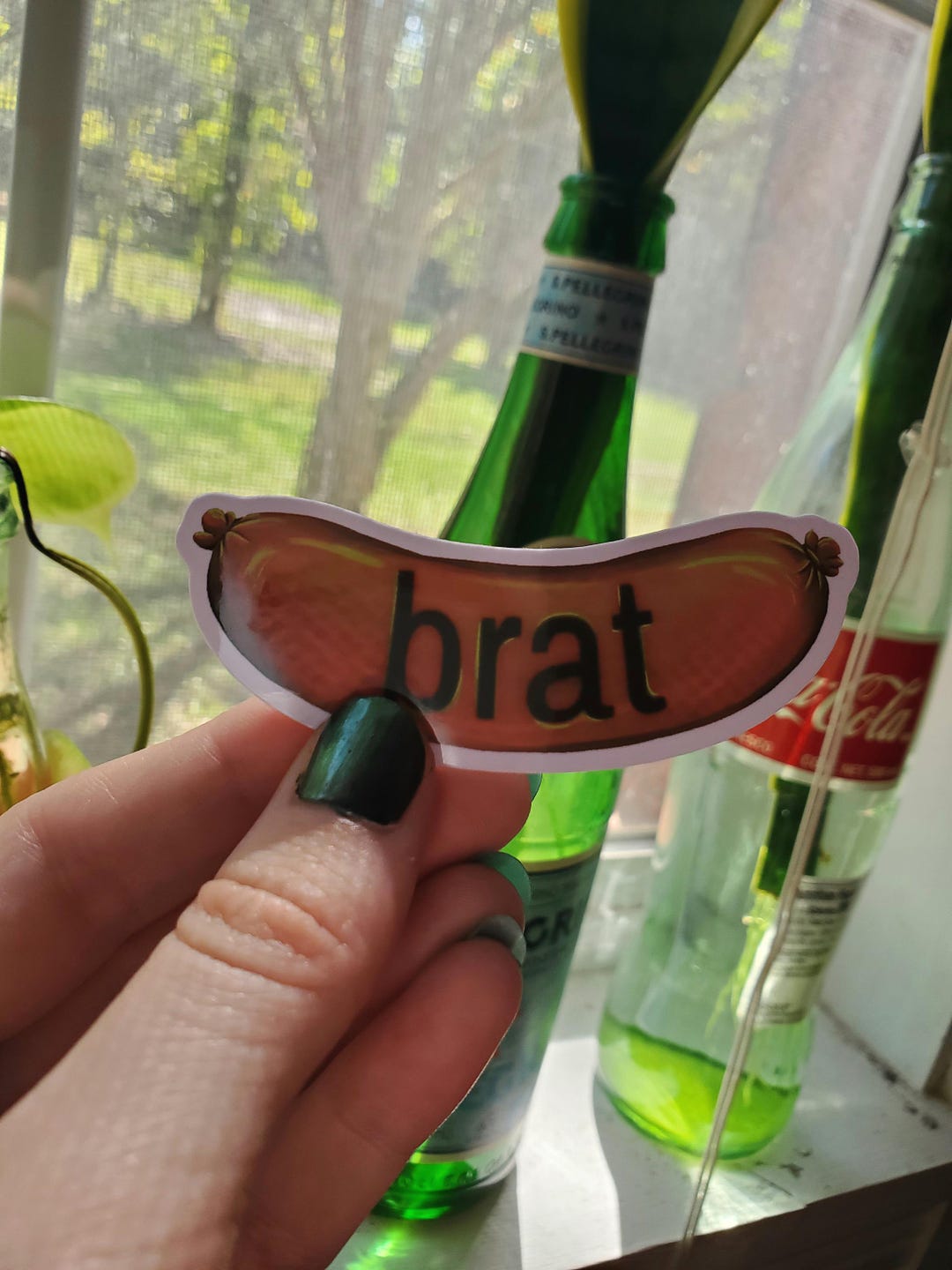 Bratwurst Sticker Inspired by Charli XCX Album Brat - Etsy