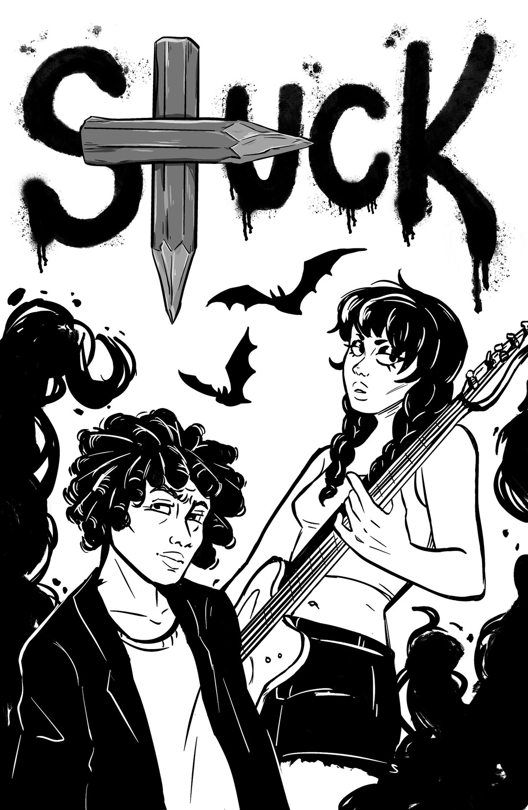 Stuck: Digital Mini-comic/zine About Vampires and Past Relationships - Etsy