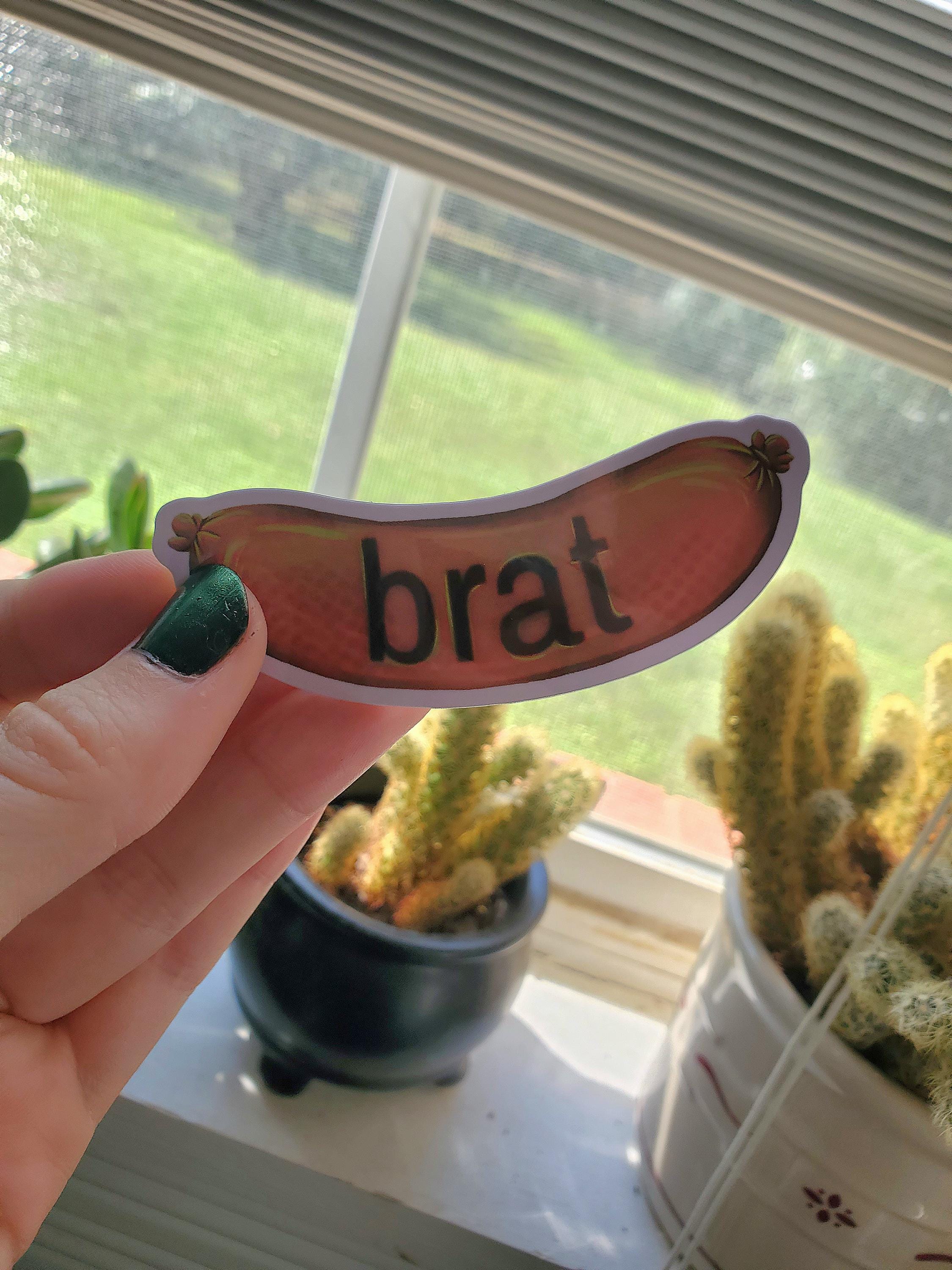 Bratwurst Sticker Inspired by Charli XCX Album Brat - Etsy