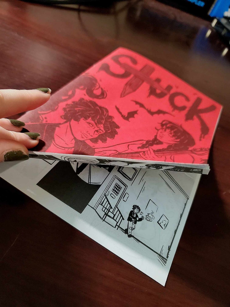 Stuck: Mini-comic/zine About Vampires and Past Relationships - Etsy