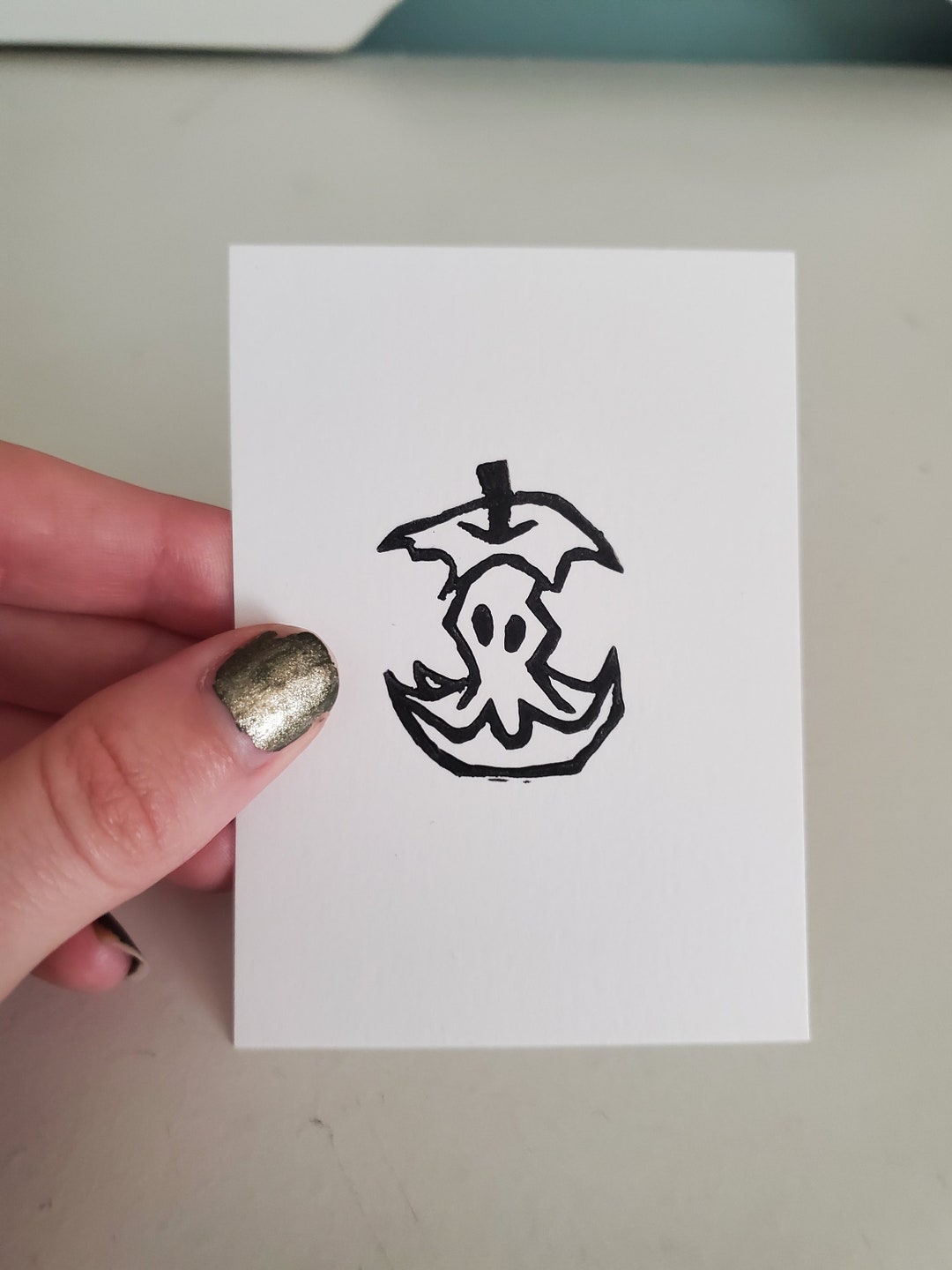 Apple Erasers Cut Block Print - Etsy