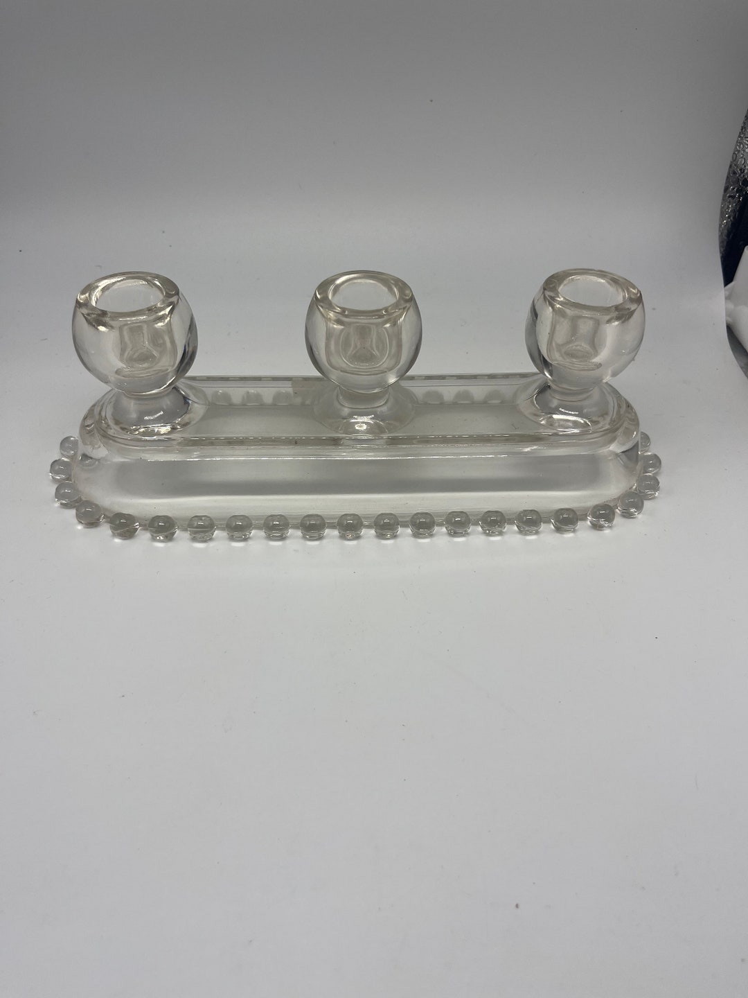 Imperial Candlewick 3 Lite Candlesticks - Etsy