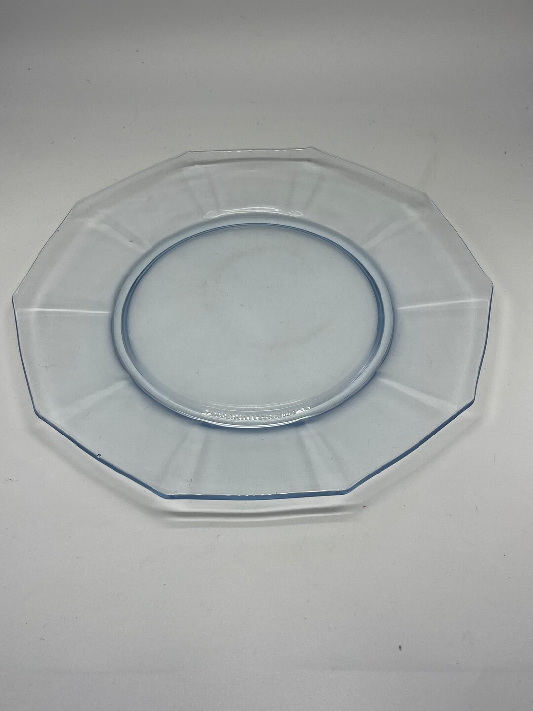 Lite Blue Cambridge Decagon Dinner Plate - Etsy