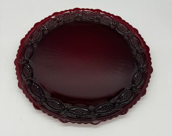 AVON 1876 Ruby Red CAPE COD Dishes Priced Individually Great Color ...