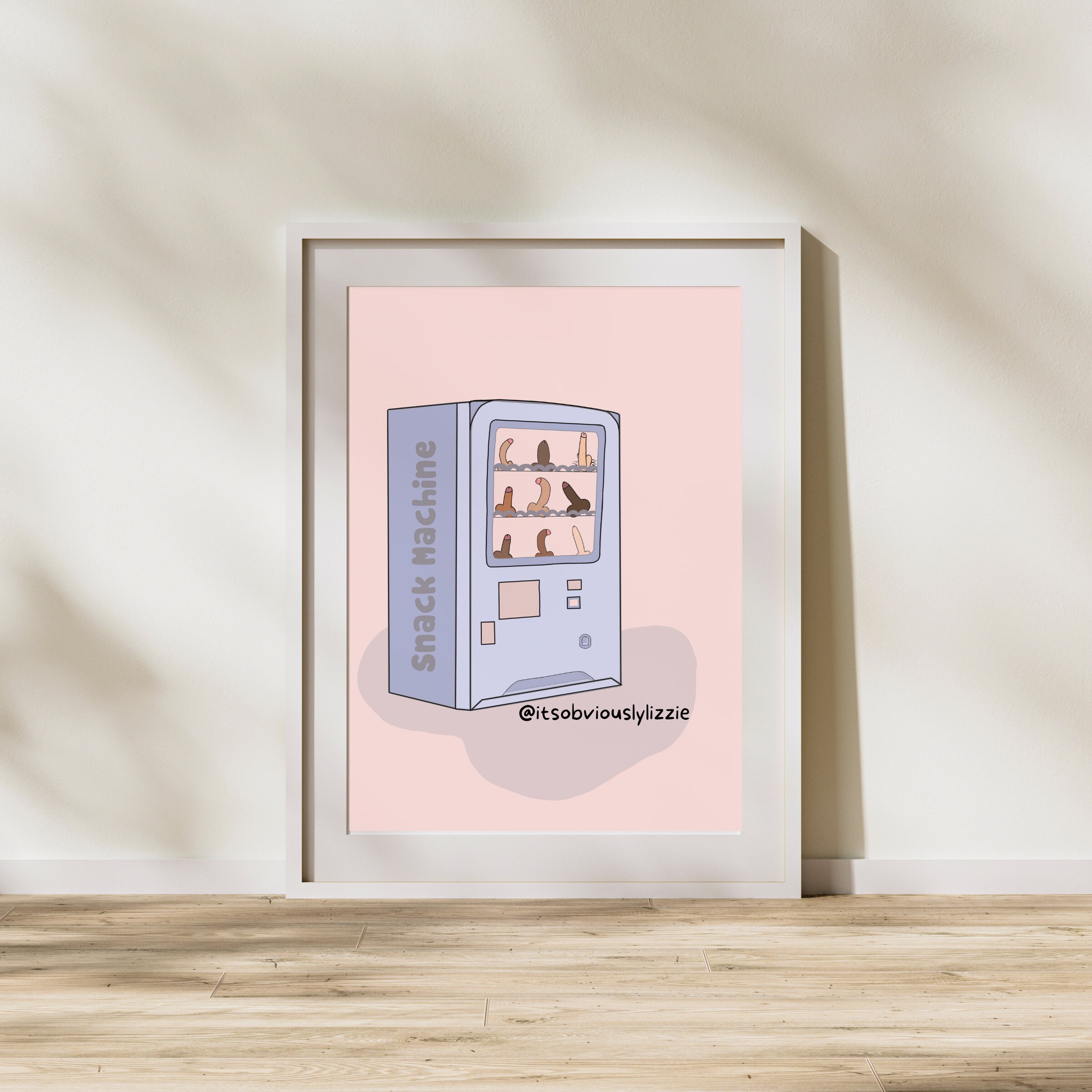 Penis Art Print Erotic Art Print Adult Art Body Positive Etsy