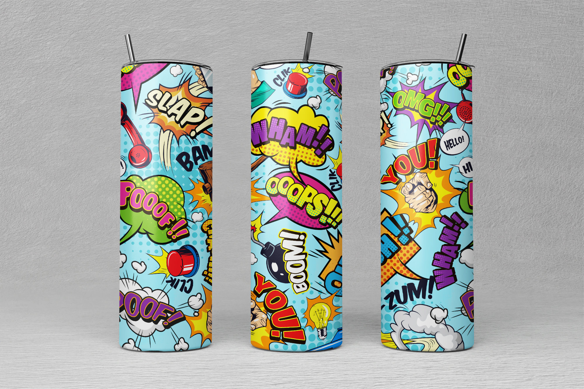 Comic Tumbler Wrap: Speech Bubble PNG (digital Download) - Etsy