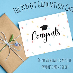 Graduation Card Printable| Graduation Card| Printable Graduation Card ...
