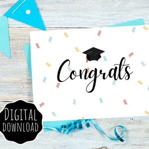 Graduation Card Printable| Graduation Card| Printable Graduation Card ...