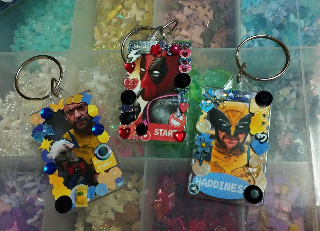 Deadpool and Wolverine Charms/keychains - Etsy