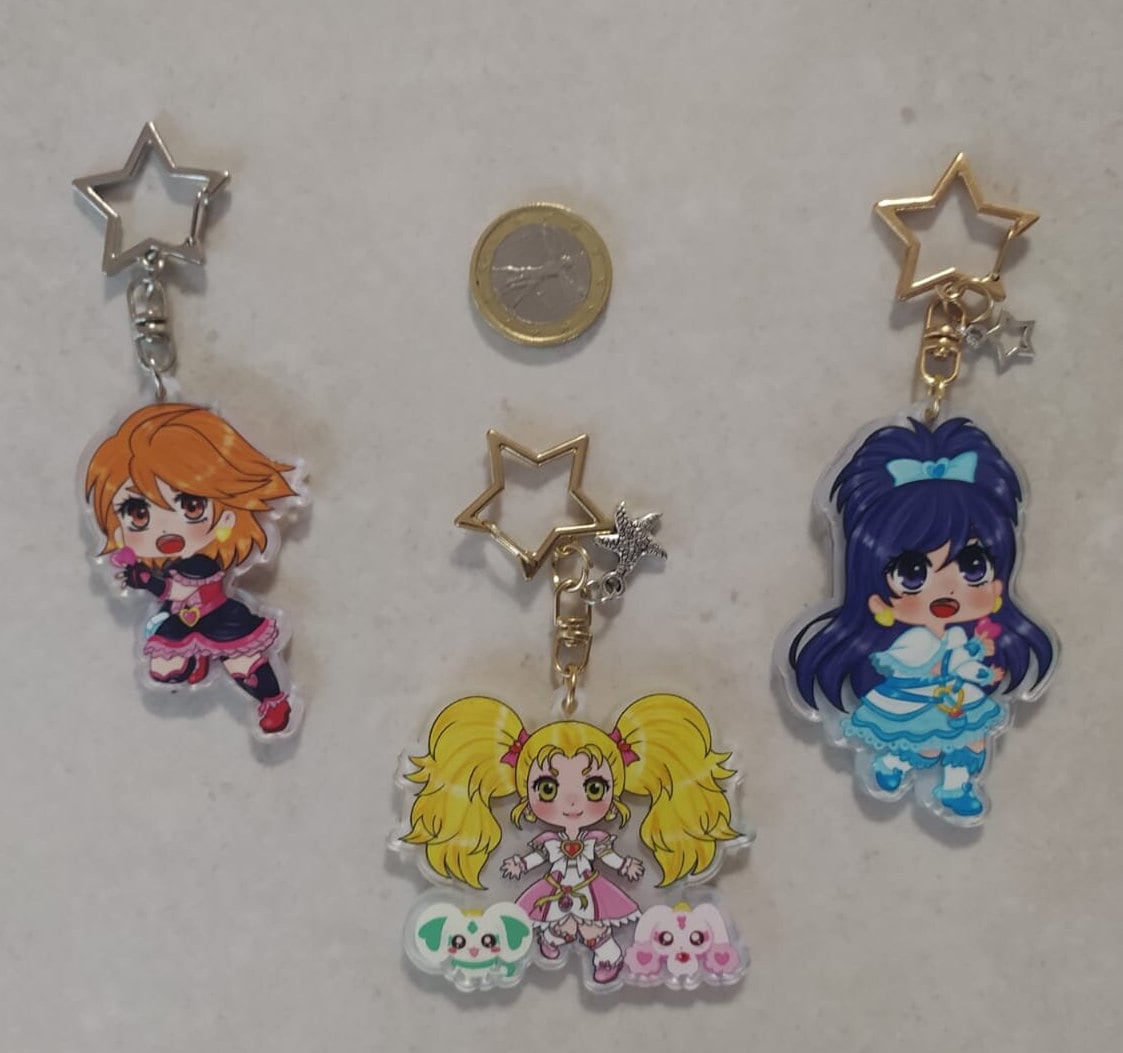 Pretty Cure Precure Keychains Max 1gen - Etsy
